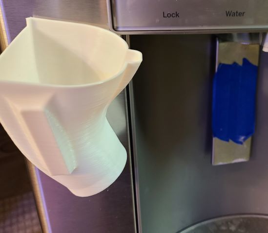 Fridge Ice Funnel Magnitized (Hydro Flask & Other) for Ice-Water Combo ...