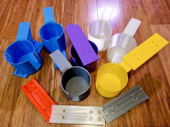 Cup Holder (Slides Under Desktop or Tabletop) by DJMac | Download free ...