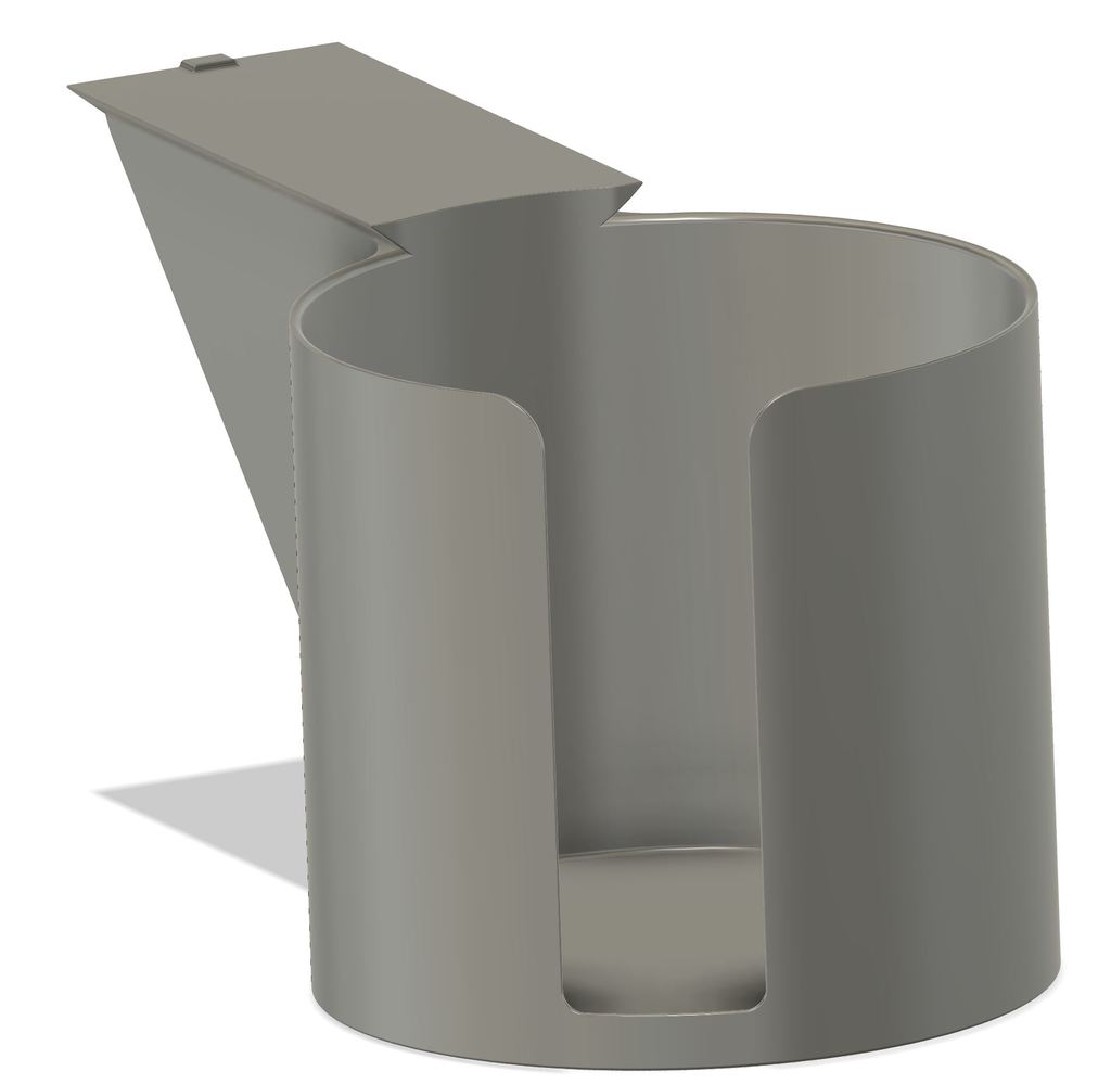 Cup Holder (Slides Under Desktop or Tabletop) by DJMac | Download free ...