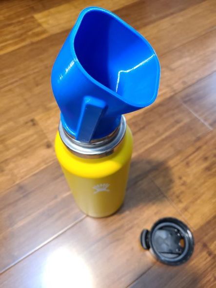 Ice Funnel for Hydroflask with Magnet Slot for Fridge (Separate Ice ...