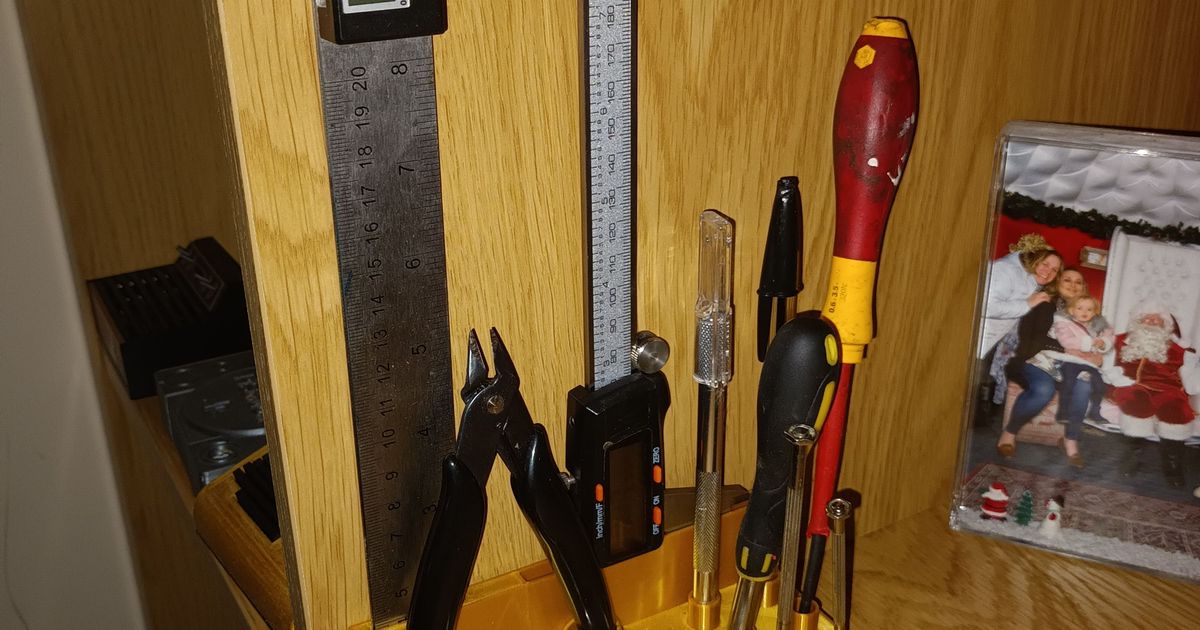 Tool Tidy with caliper stand by Meganoodle | Download free STL model ...