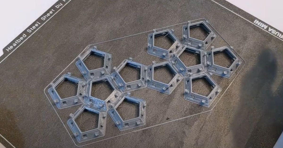 Snap-Together Folding Dodecahedron Frame by GeekMomProjects | Download ...