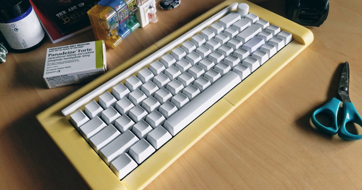 Fake Kishsaver 3d Printed Mechanical Keyboard by sperm | Download free ...