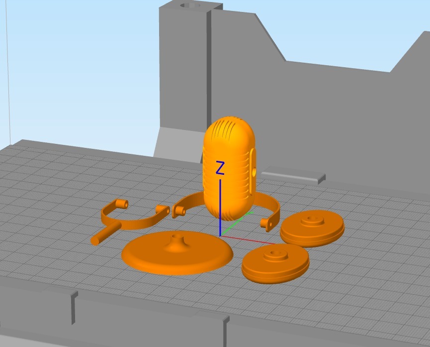 classic microphone and headphone by rubenzilzer | Download free STL ...