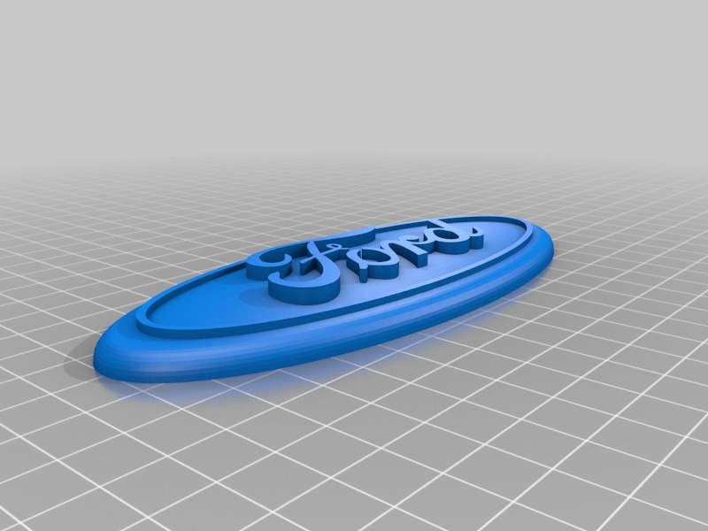 ford logo by rubenzilzer | Download free STL model | Printables.com