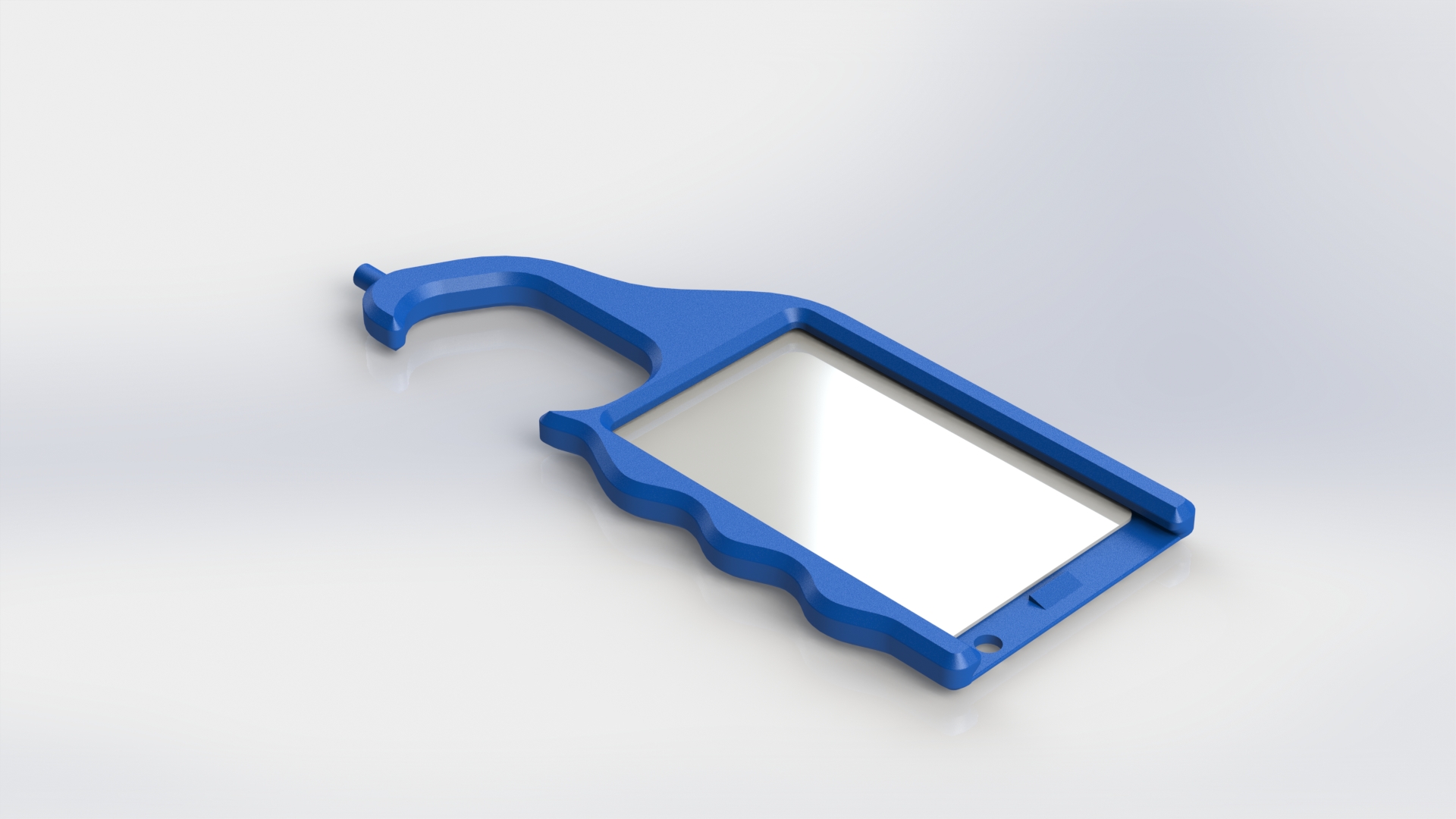 ID card handle hook by PartyLime | Download free STL model | Printables.com