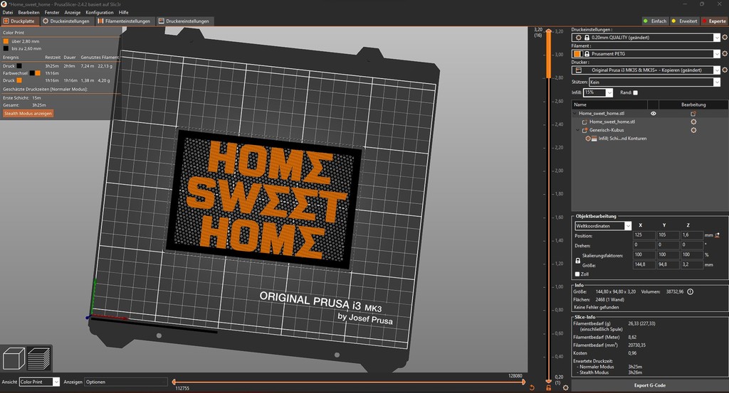 Home Sweet Home Sign by DaPaddy | Download free STL model | Printables.com