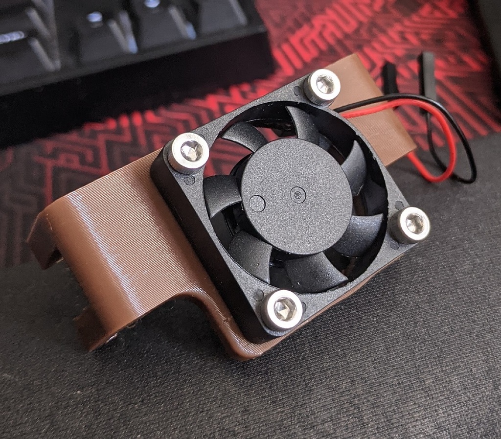 Raspberry Pi 4B Clip-on Fan Mount 30x30 by Corradon | Download free STL ...