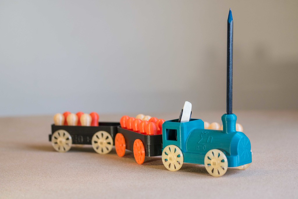 Math learning train locomotive 100% printable and robust by Meister ...