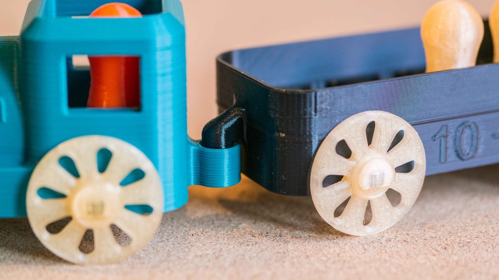 Math learning train locomotive 100% printable and robust by Meister ...