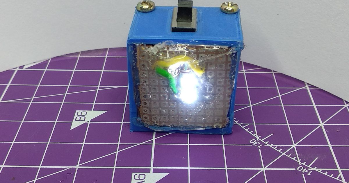Portable LED Light by Atul R | Download free STL model | Printables.com