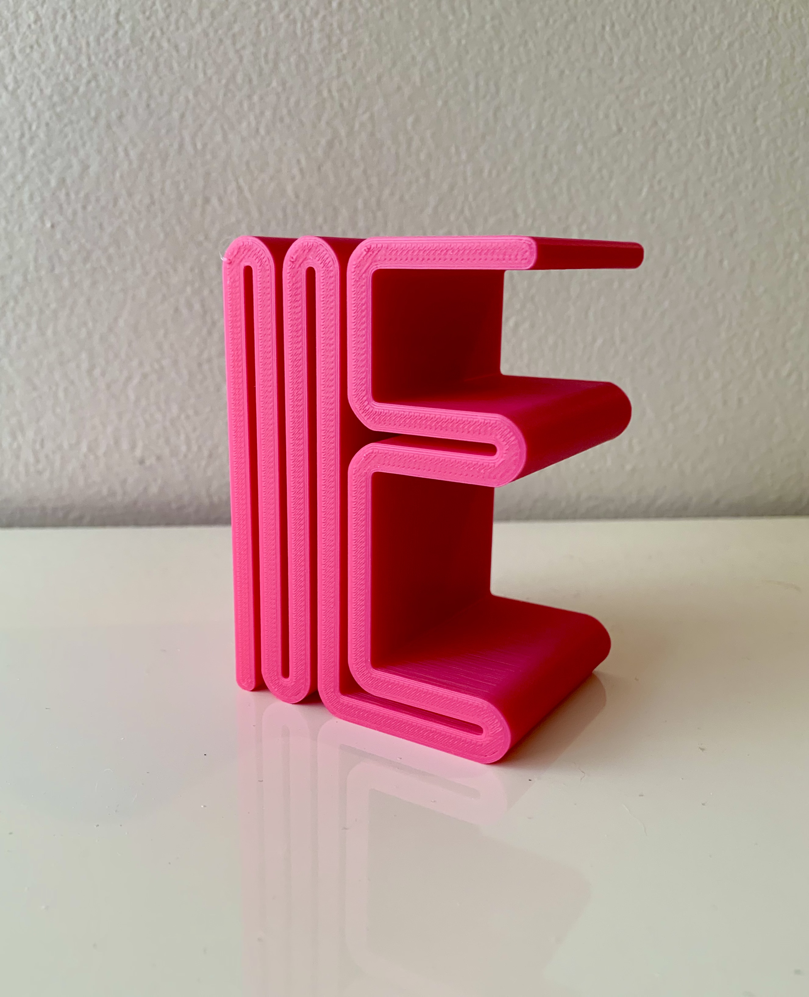 Squiggly Letter E by Art G | Download free STL model | Printables.com