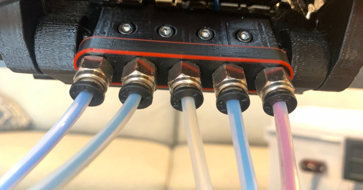 Prusa Multi Color MMU2 PTFE M10 Adapter by mcfada | Download free STL ...