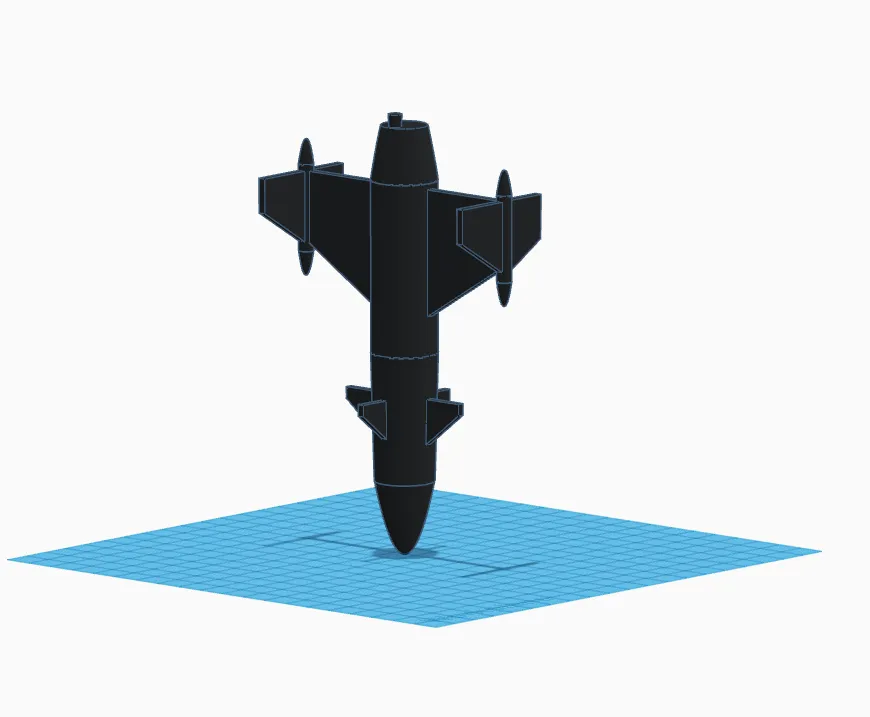 rb04 anti ship missile model by jmderander | Download free STL model ...