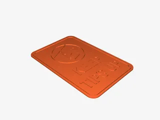 Keep Tips Up - Ski Sign by sn0wfa11 | Download free STL model ...