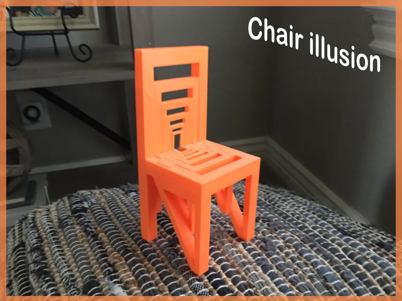 Chair illusion by Dragon | Download free STL model | Printables.com