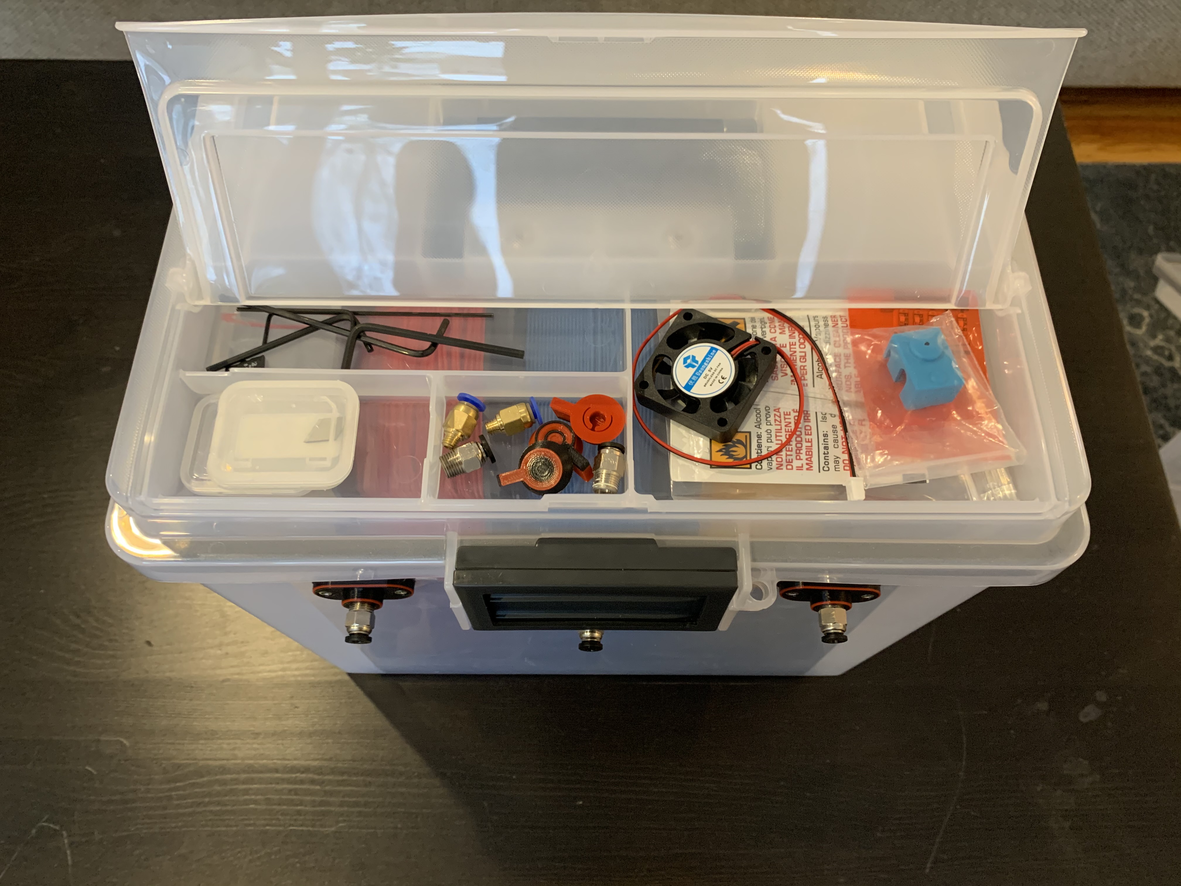 Filament Roller Guide - Use 2 Prusa MMU2 Trays as a 3 Filament Spool ...