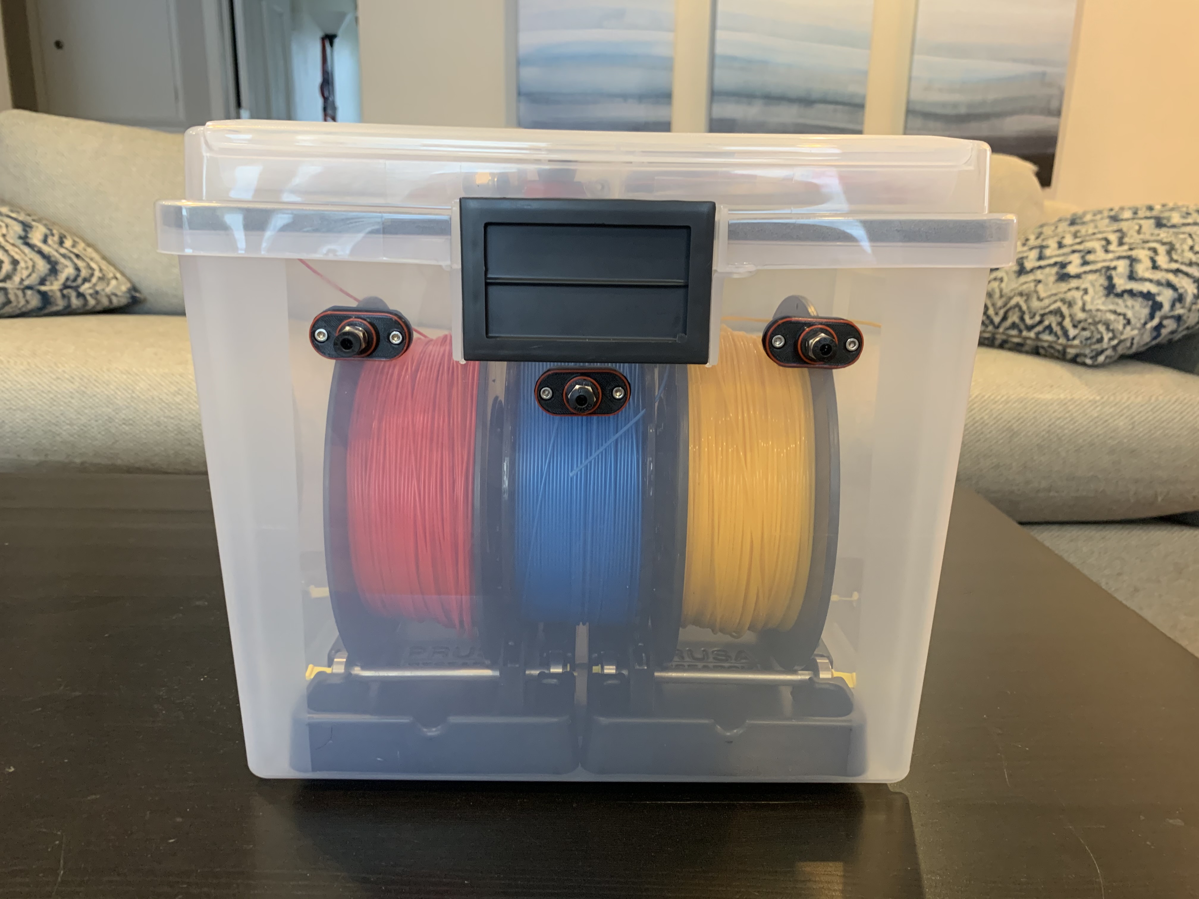 Filament Roller Guide - Use 2 Prusa MMU2 Trays as a 3 Filament Spool ...