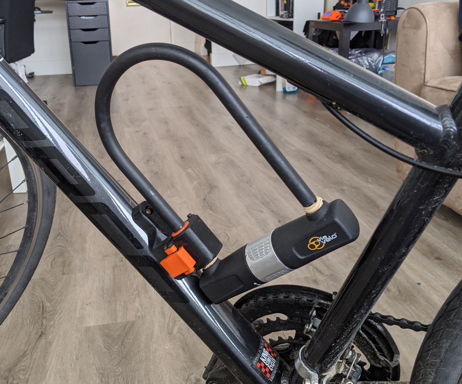 Bicycle U-Lock Mounting System by D.C. Hartlen | Download free STL ...