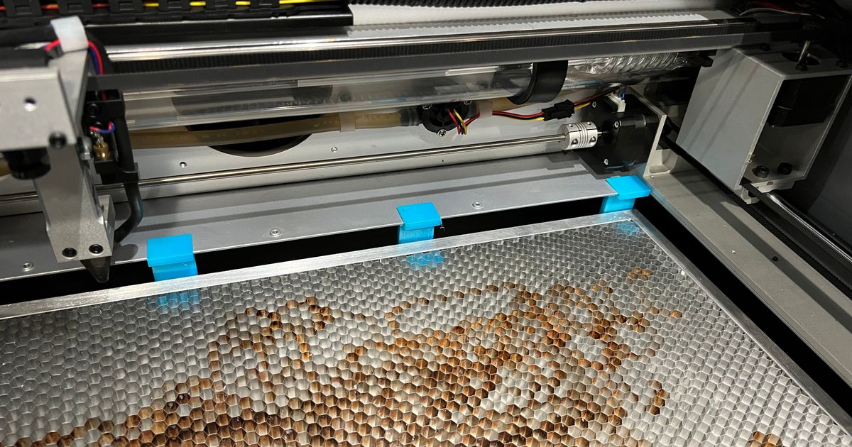 FSL Full Spectrum Laser Bed drop Down Clips for Riser by Benji ...