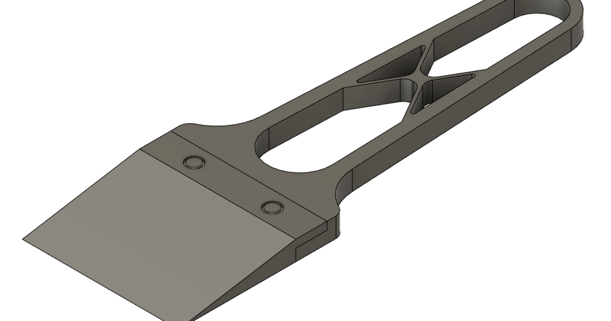 Plastic razor + handle by Oskar | Download free STL model | Printables.com