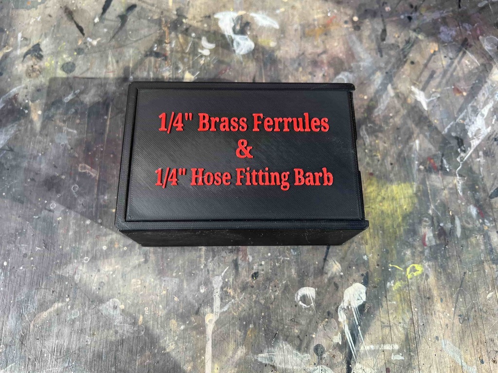 Brass Air Hose Fitting Box by chris | Download free STL model ...