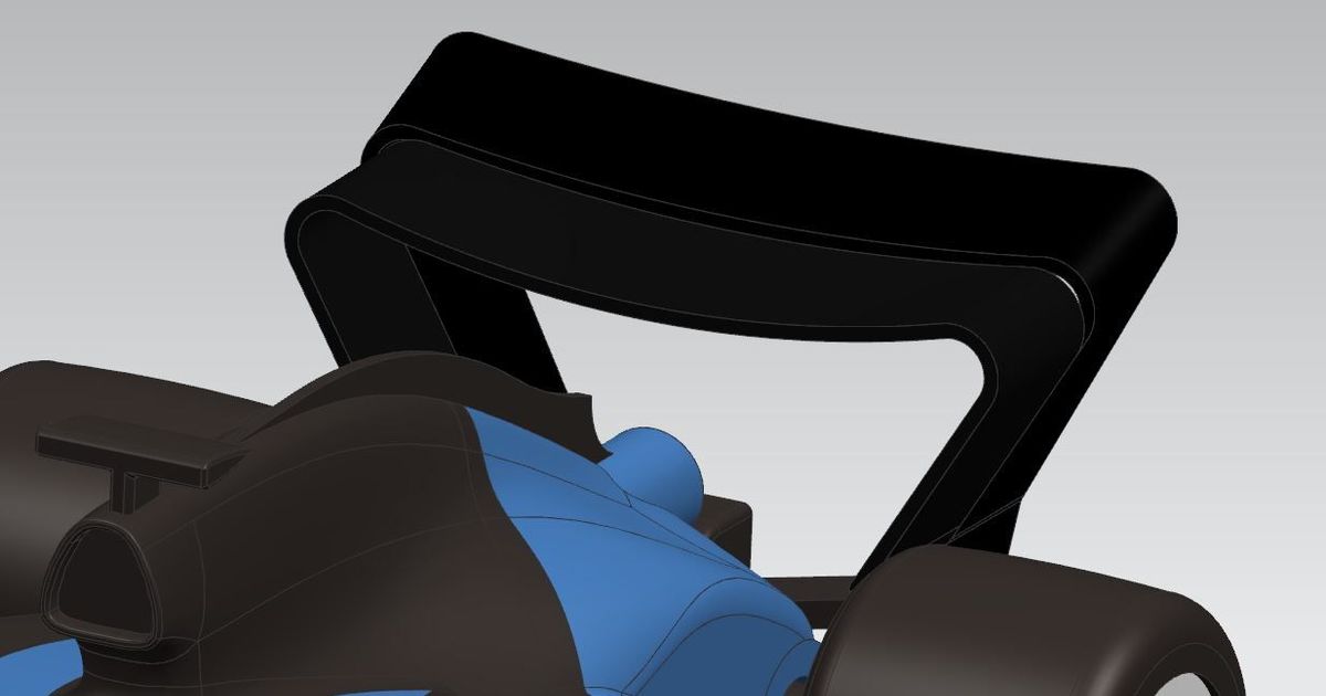 OpenRC F1 2022 Rear Wing by Inverted Pursuits Lab | Download free STL ...