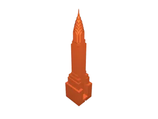 The Chrysler building with windows by thiago ennes | Download free STL ...