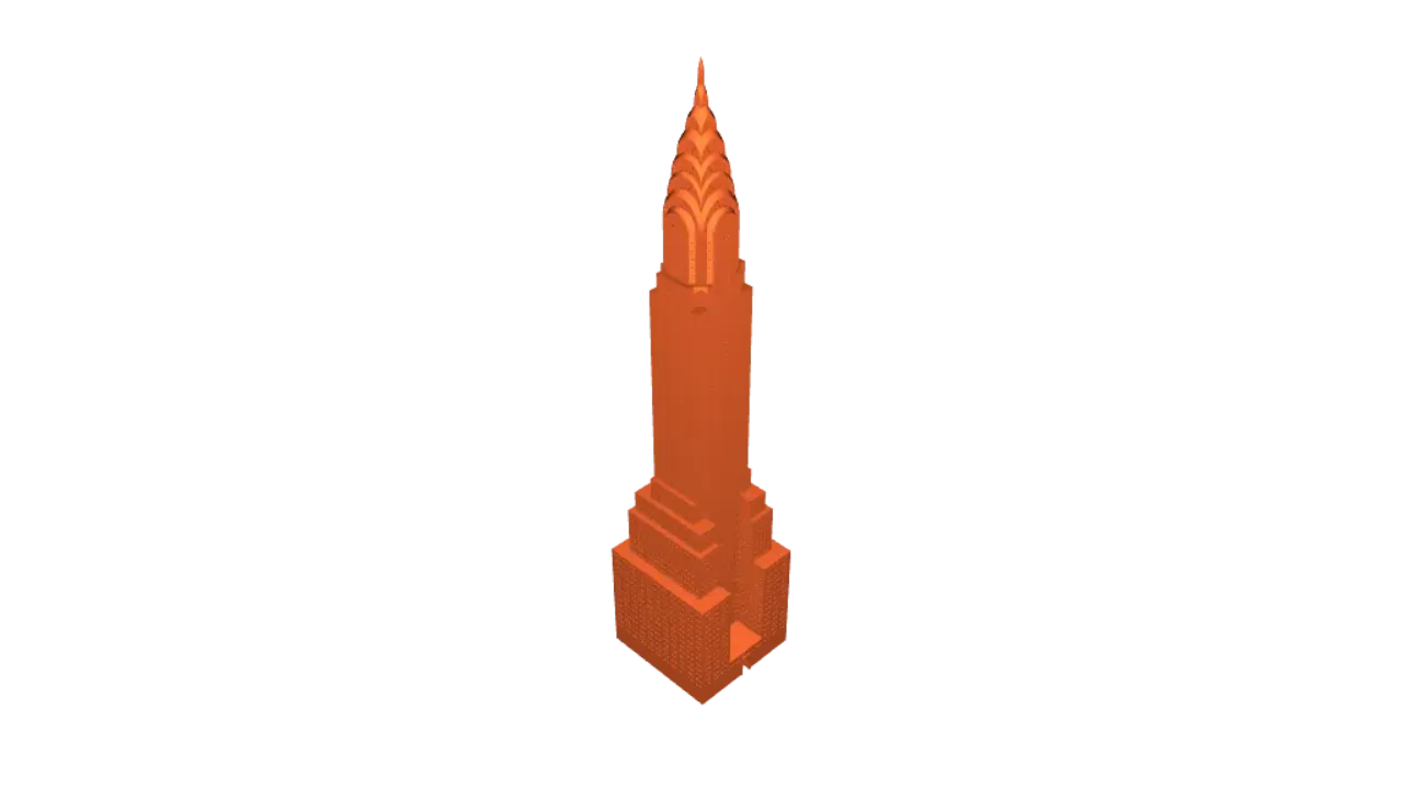 The Chrysler building with windows by thiago ennes | Download free STL ...