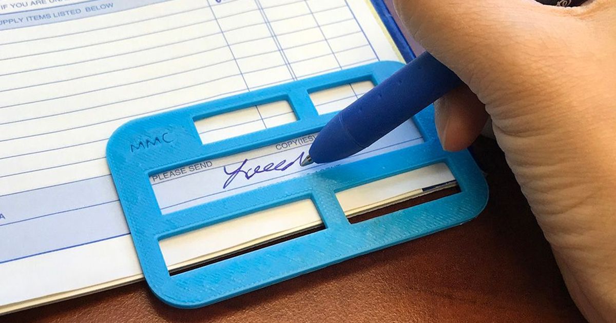 Signature Guide by Makers Making Change | Download free STL model ...