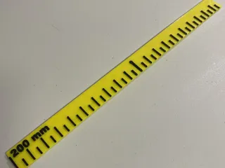 200mm Ruler by Westy | Download free STL model | Printables.com