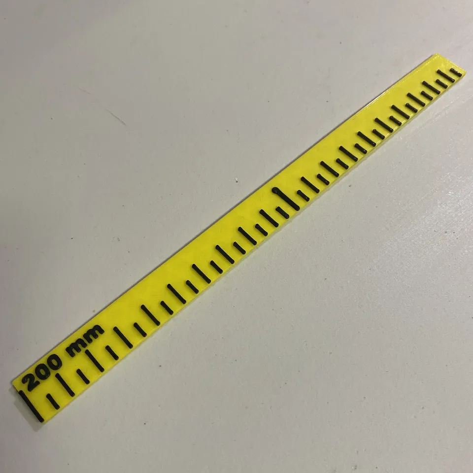 200mm Ruler by Westy | Download free STL model | Printables.com
