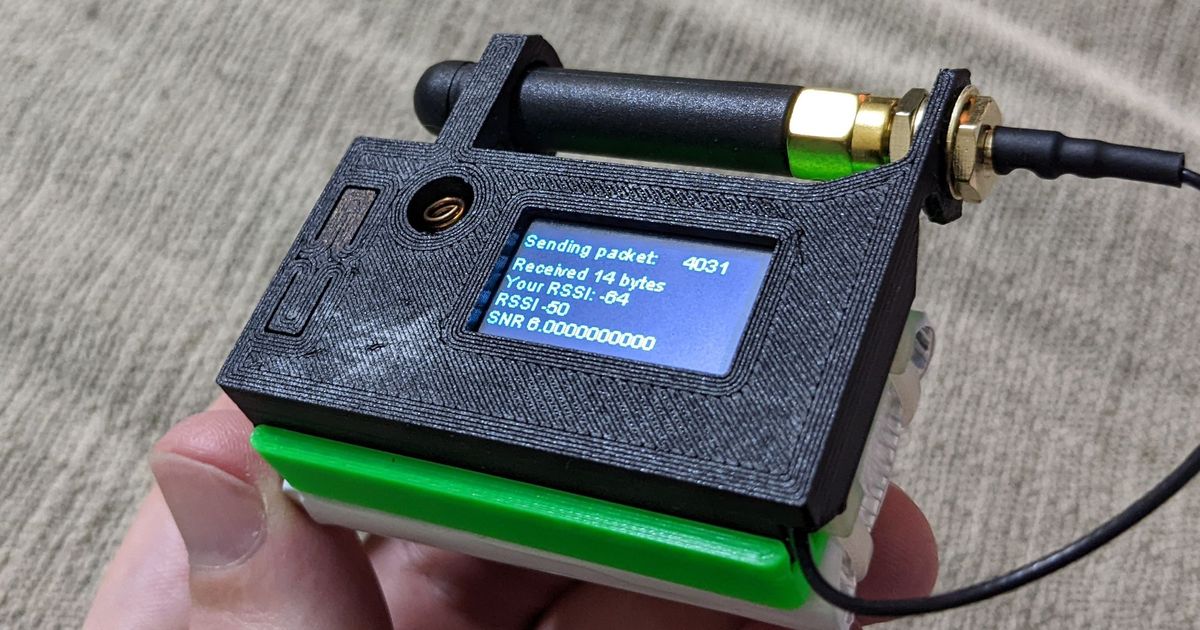 Heltec LoRa 32 Simple Box by KNfLrPn | Download free STL model ...