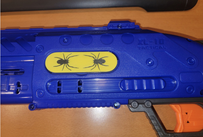 Customizable Nerf Team Tag by Dumbtownville | Download free STL model ...
