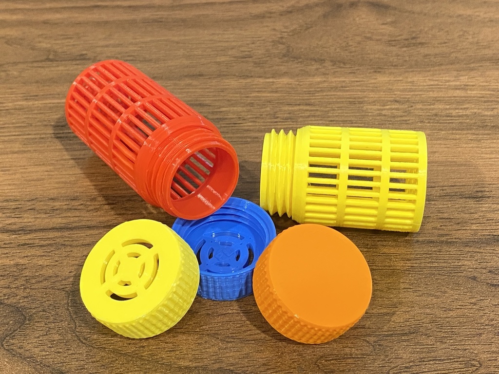 Desiccant Small Parts Container With PET Bottle Cap Size PCO1881 Lids desiccant-small-parts-container-with-pet-bottle-cap-size-pco1881-lids