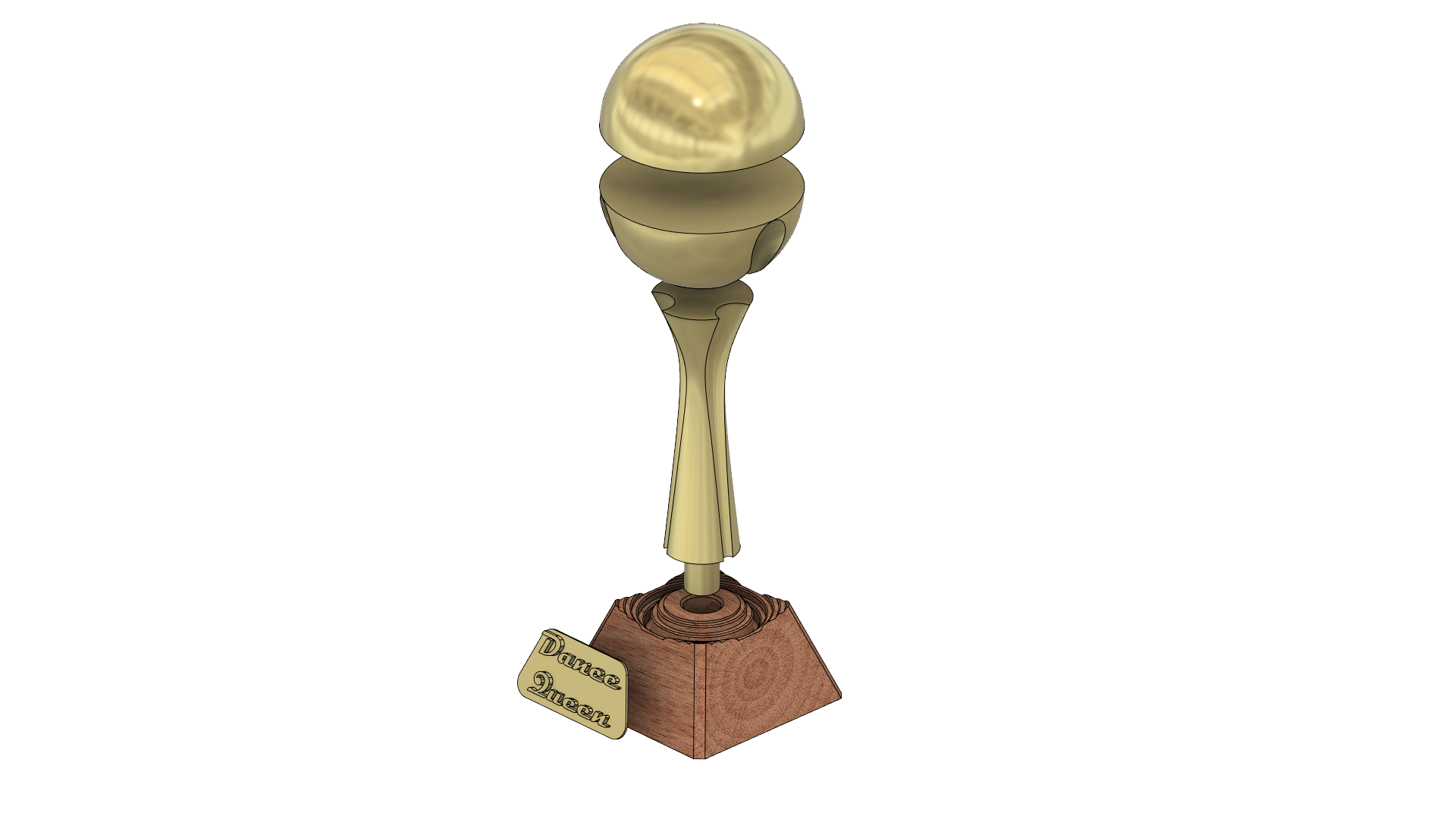 Dance Trophy by Owex3D | Download free STL model | Printables.com