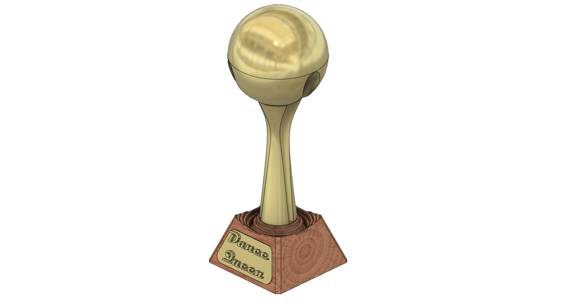 Dance Trophy by Owex3D | Download free STL model | Printables.com