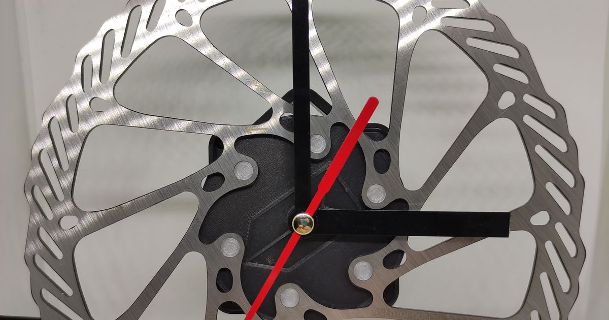 Disc Brake Clock by Mick Schroeter | Download free STL model ...