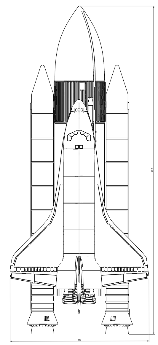 SPACE SHUTTLE by Kmobrain | Download free STL model | Printables.com