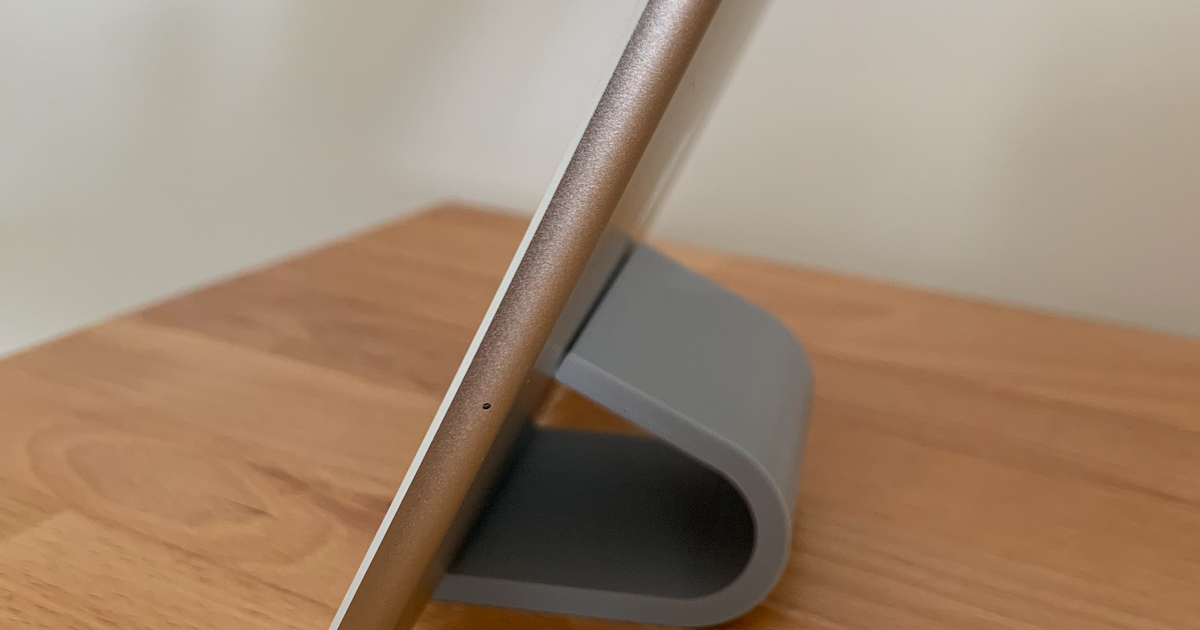 Chunky Tablet Stand by bpmarkowitz | Download free STL model ...