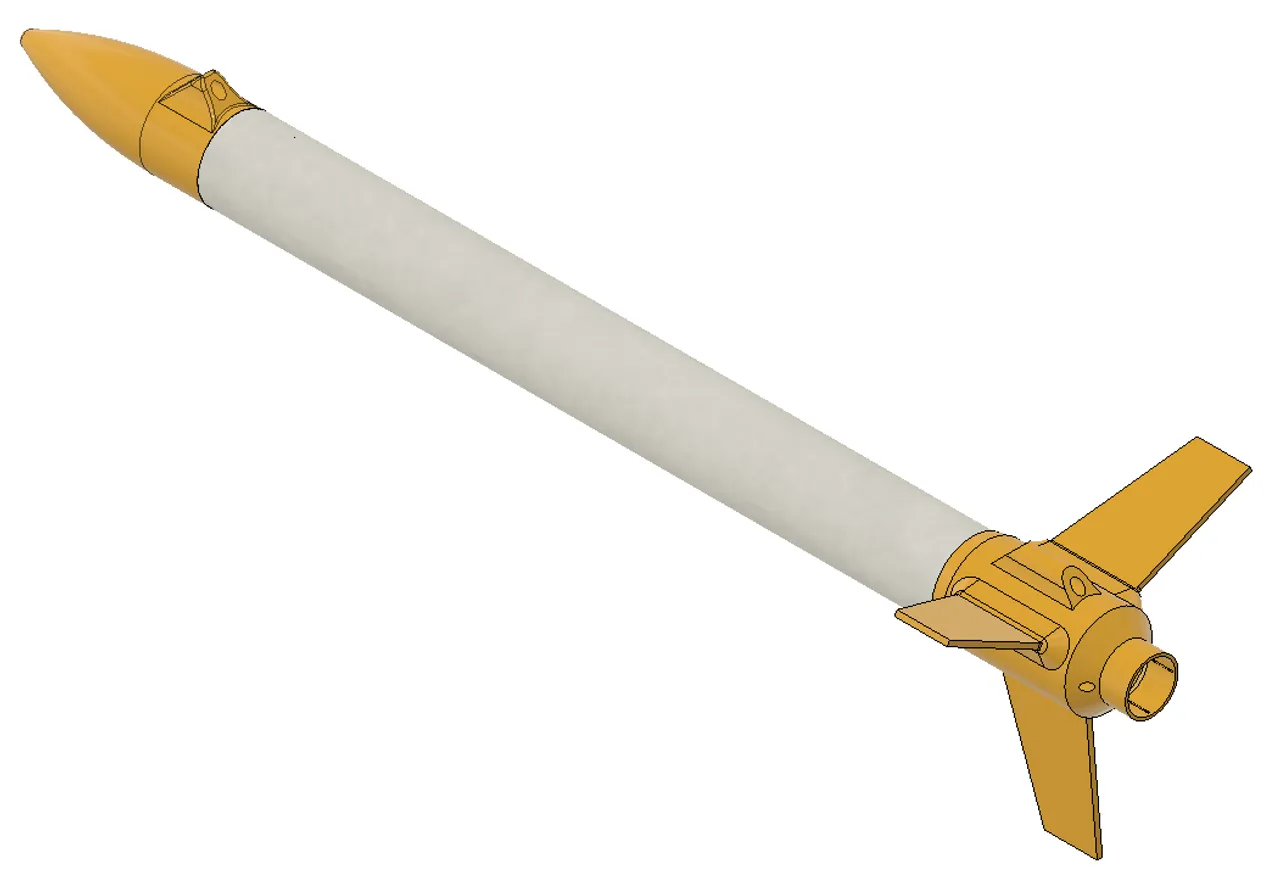 18mm C-Class Model Rocket (BYO 29mm Tube) by Slavish | Download free ...