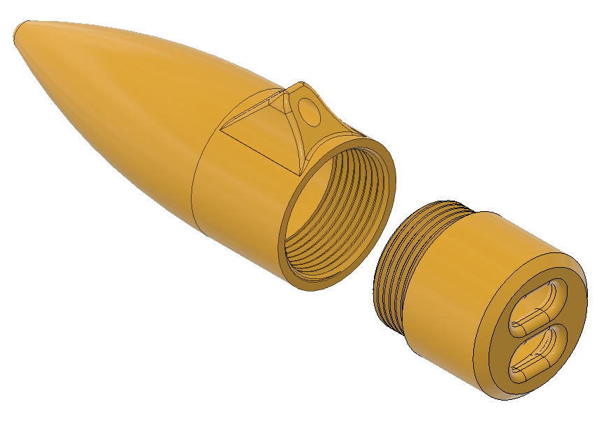 18mm C-Class Model Rocket (BYO 29mm Tube) by Slavish | Download free ...