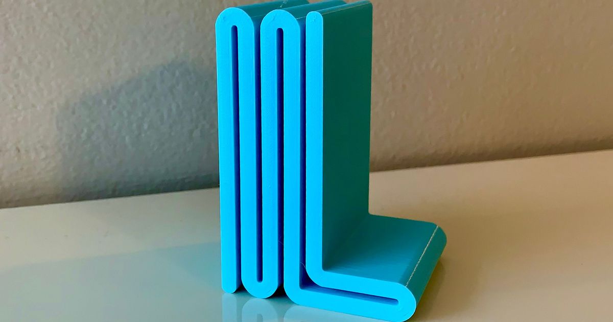Squiggly Letter L by Art G | Download free STL model | Printables.com