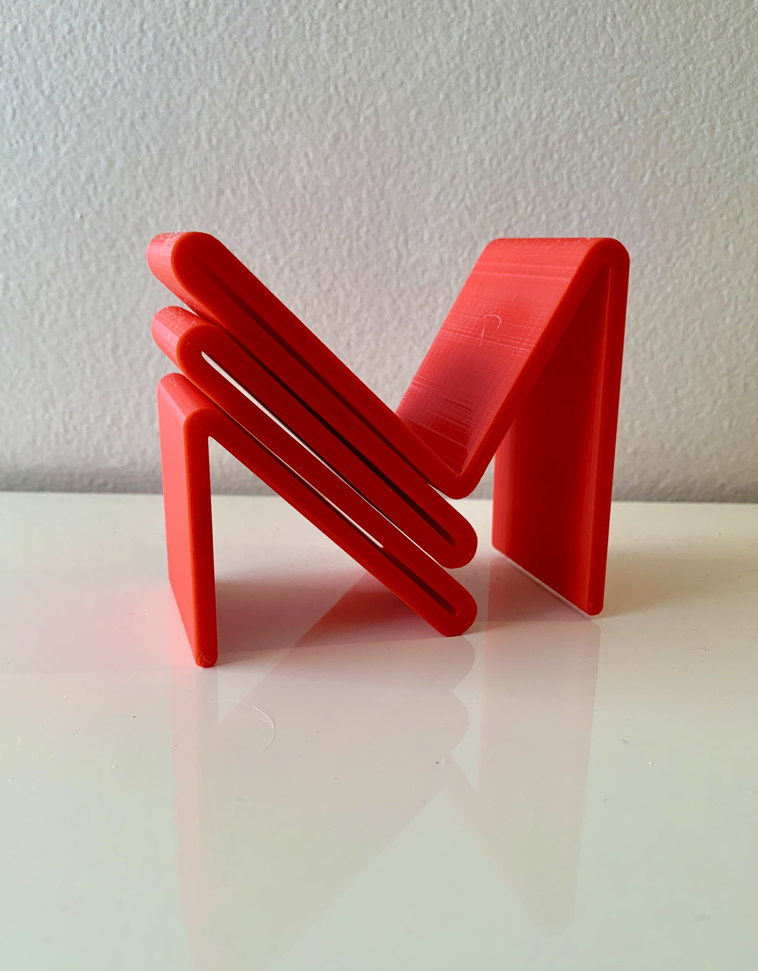 Squiggly Letter M by Art G | Download free STL model | Printables.com