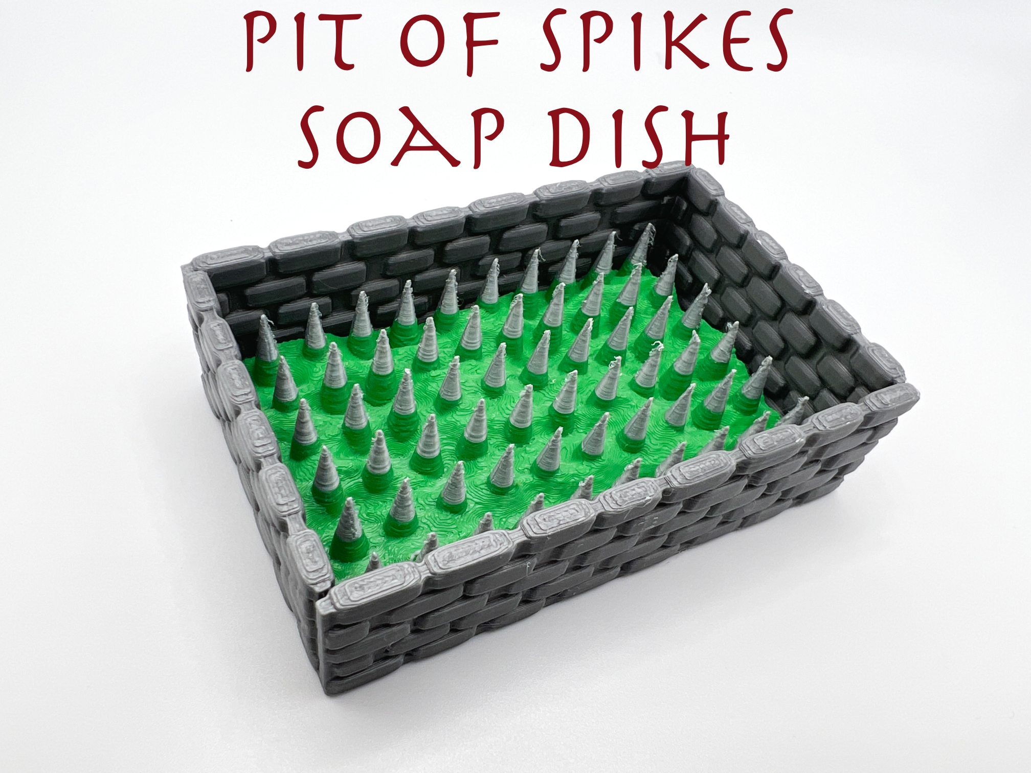 Pit of Spikes Soap Dish by Twisty 3D Prints | Download free STL model ...
