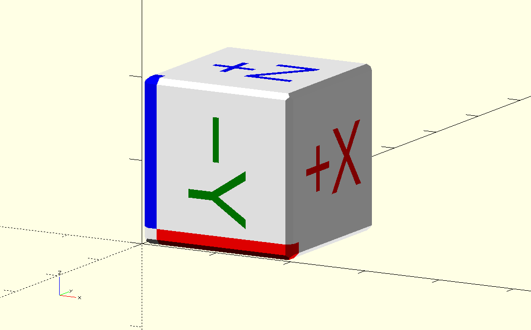 Coordinate system die by kpreid | Download free STL model | Printables.com