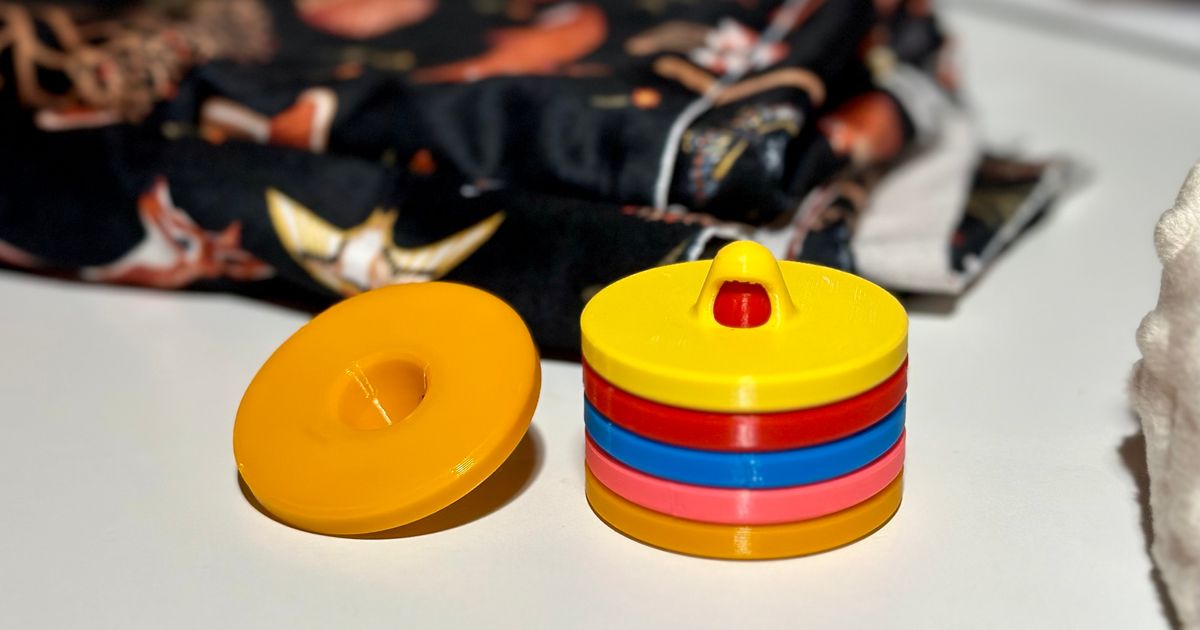 Stackable Pattern Weight by mkingery | Download free STL model ...