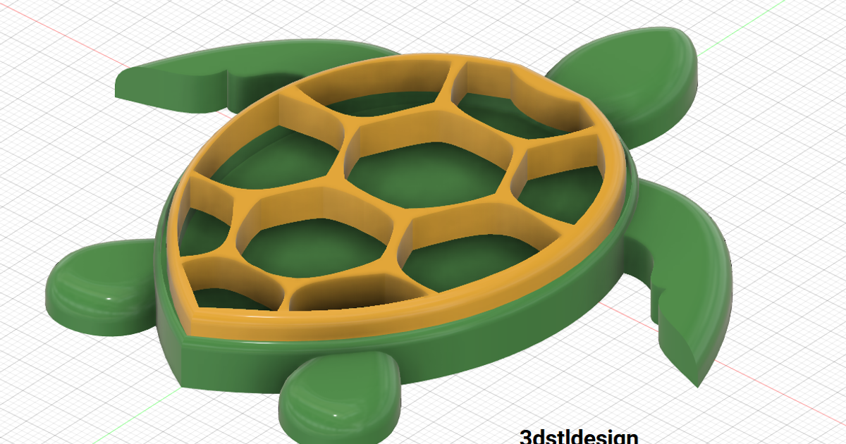 Sea Turtle Soap Dish by 3dstldesign | Download free STL model ...