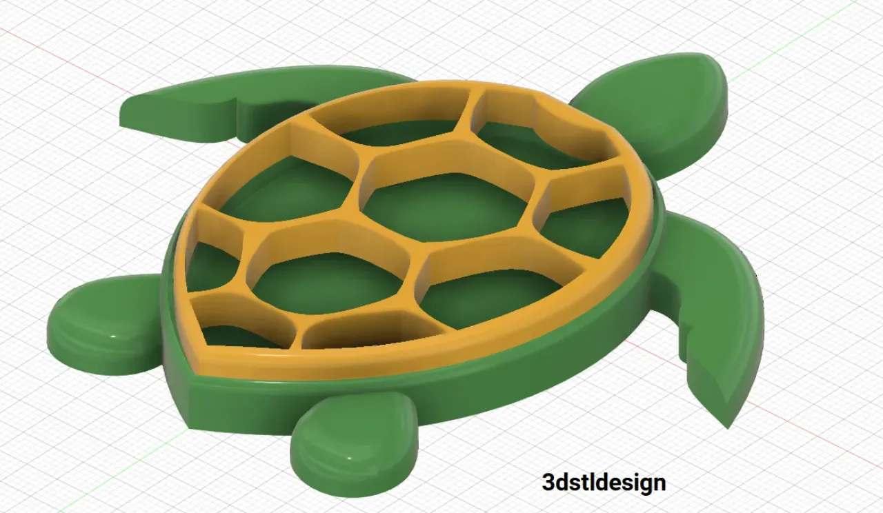 Sea Turtle Soap Dish by 3dstldesign | Download free STL model ...