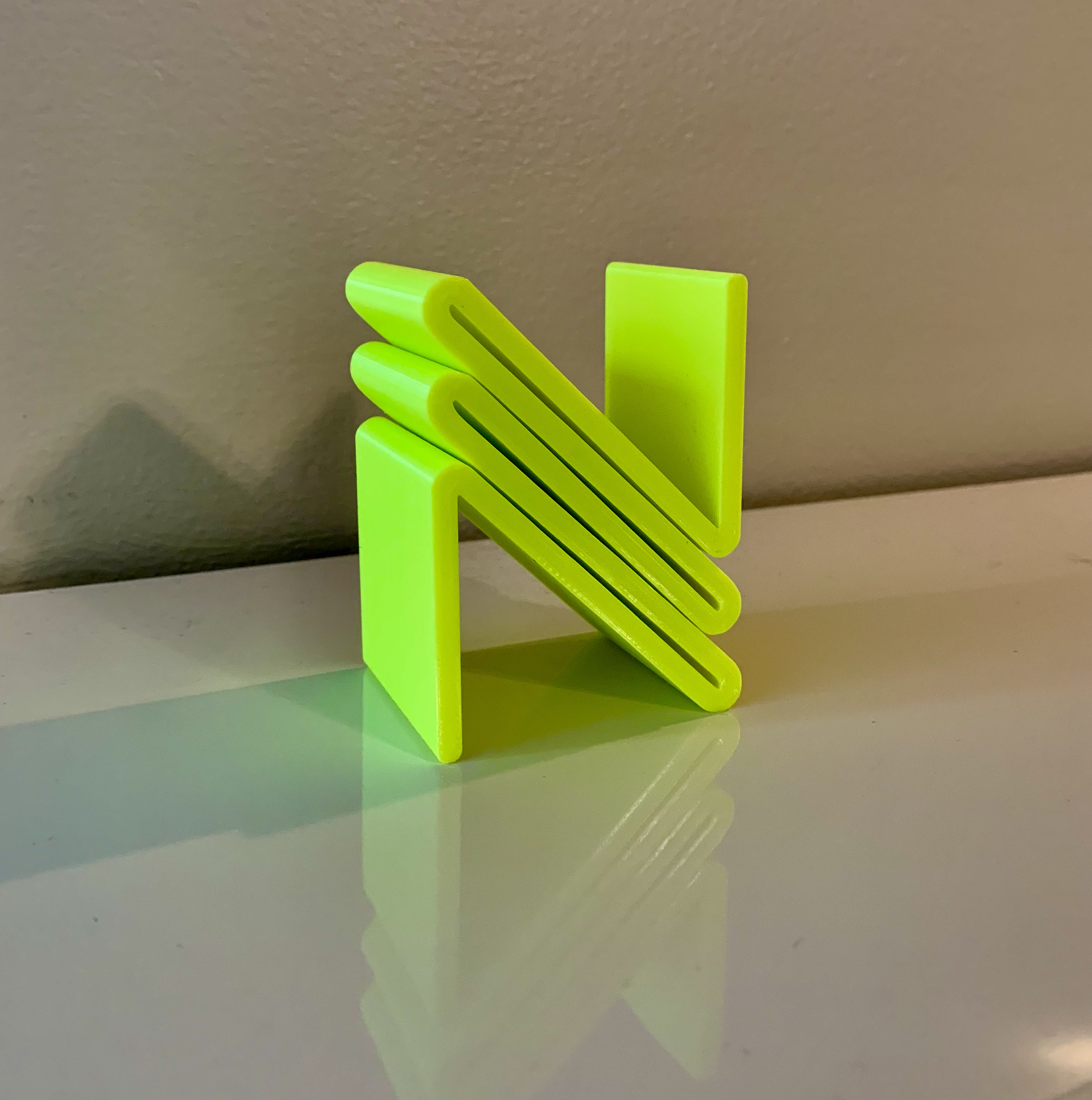 Squiggly Letter N by Art G | Download free STL model | Printables.com